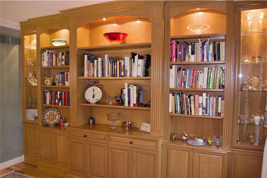 Maryland Custom Libraries and Bookcases | Maryland Cabinets | A Cut ...