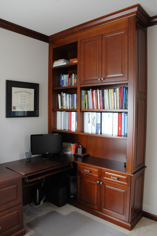 Maryland Custom Home Offices | Maryland Cabinets | A Cut Above, Inc